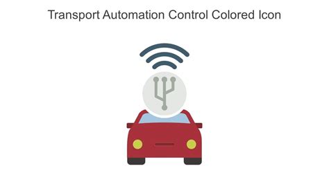 Transport Automation Control Colored Icon In Powerpoint Pptx Png And Editable Eps Format Ppt Slide