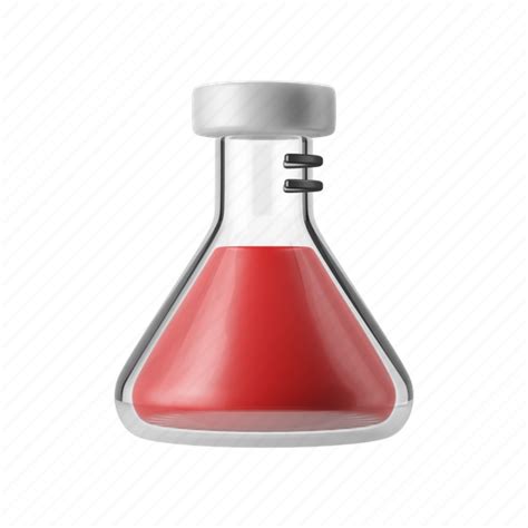 Flask Tube Lab Test Science 3d Illustration Download On Iconfinder