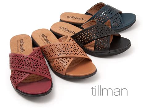Softwalk Tillman Sandal Has New Laser Cut Design Milled