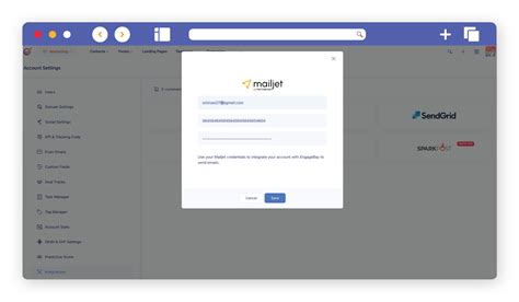 mailjet engagebay integration