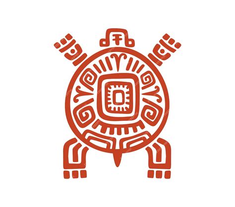 Premium Vector Aztec Mayan Totem Turtle Maya Inca Tribal Symbol