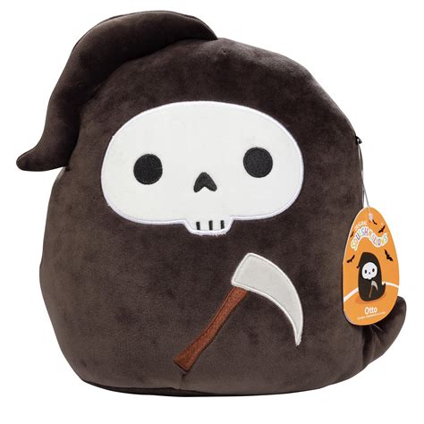 Squishmallows Original 10 Inch Otto The Grim Reaper Official Jazwares Plush