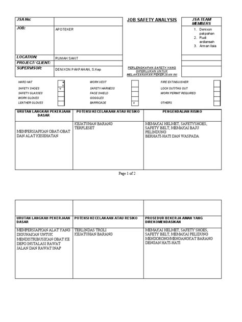 Form Jsa Pdf