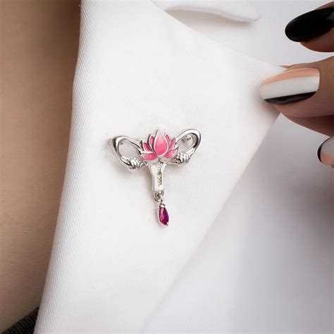 Badu Bg Женска утроба Hanreshe медицински бижута брошка игли гинекологичен символ на