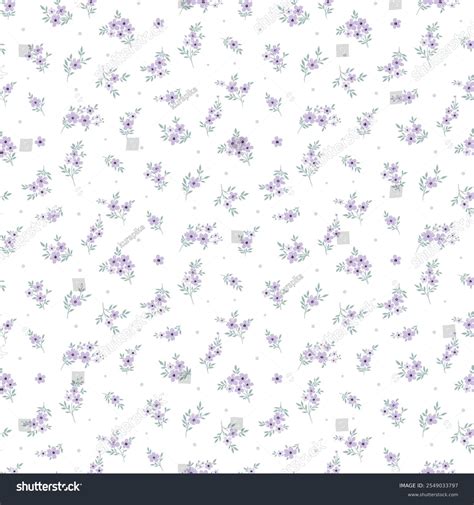 Flower Pattern Ditsy Floral Seamless Pattern Stock Vector Royalty Free 2549033797 Shutterstock