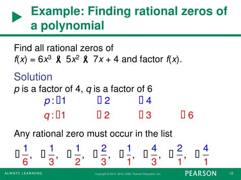 Ppt Mastering Polynomial Functions Factor Theorem And Zeros Analysis Powerpoint Presentation
