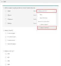 Microsoft Forms Branching Not Working Fixed