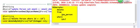 Springdata 学习（5）—— 使用 Modifying 注解完成修改操作modifying Method Must Not