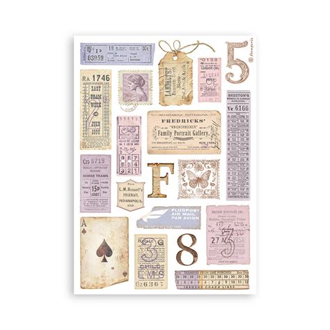 Stamperia Quiet Days Collection Washi Pad 8 Sheets