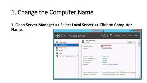 Install Active Directory And Configure Domain Controller Pptx Computer Networking Computing