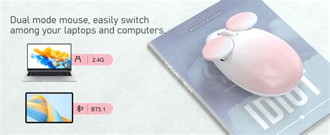 Amazon Com UBOTIE Bluetooth Wireless Optical Mouse Portable Wireress Bluetooth And USB Nano