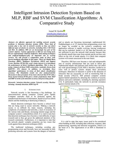 Performance Evaluation Of Machine Learning Algorithms For Intrusion Detection System Pdf