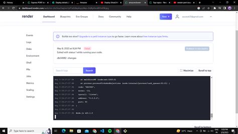 Port Issue On Render Render