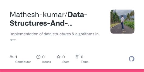 GitHub Mathesh Kumar Data Structures And Algorithms Using CPP Implementation Of Data
