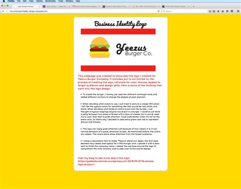 Html And Css Coding Project Visual Media With Ysabel