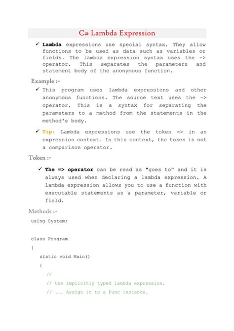 Linq And Lambda Overview Cnet