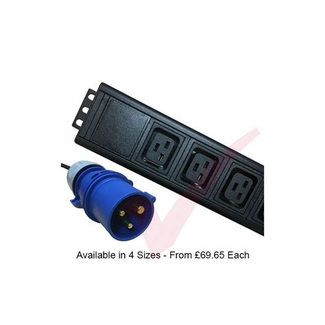 Vertical IEC C Socket PDU With Commando Plug