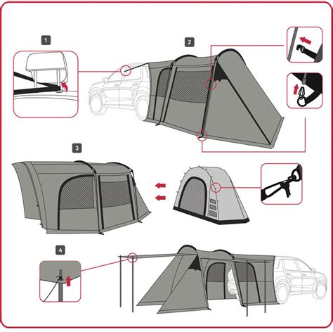 Genesis Boutique 모빌리티 A4 투어링 패키지 차박 텐트 쉘터