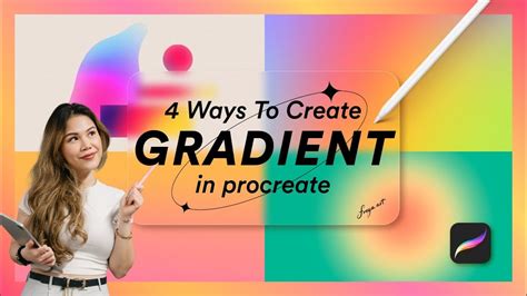 An Easy Guide For Procreate Beginners Discover 4 Ways To Create Gradients 🌈 Youtube