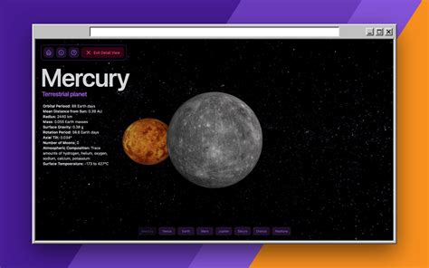 React Three Fiber Interactive Solar System