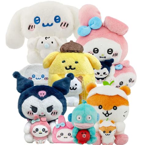 Nakajima Corporation 치이카와 X 산리오 콜라보 굿즈 24종 인형 파우치 키링 쿠로미 마이멜로디 코로코로쿠리링 한교동 캐릭터 일본 위시버킷