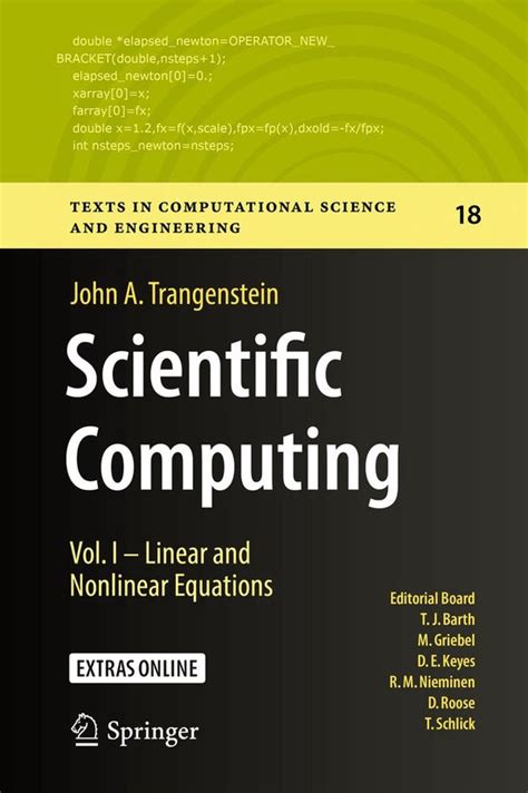 Texts In Computational Science And Engineering 18 Scientific Computing Ebook John Bol