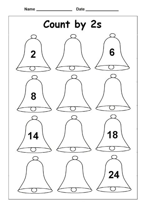 Counting In Twos Worksheet Year 1