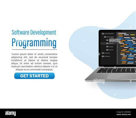 Programming Coding Great Design For Any Purposes Screen Computer Monitor Information