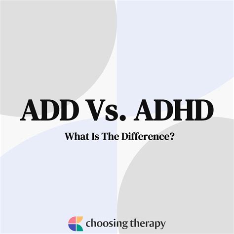 ADD Vs ADHD What Is The Difference