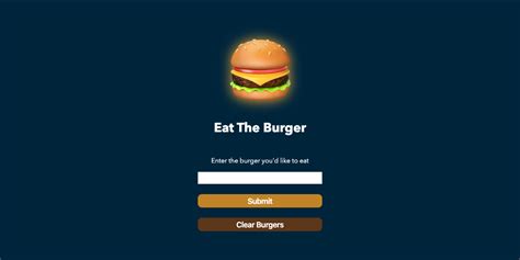 Github Ajfranceschi Eat The Burger App Using Mysql Node Express Handlebars