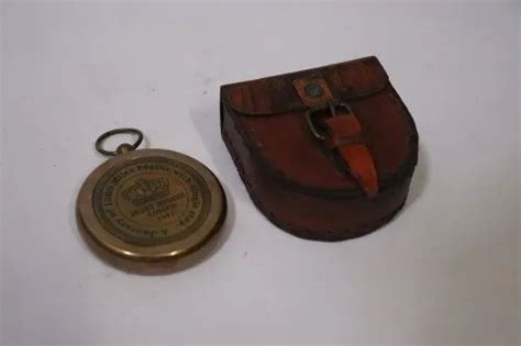 Golden Antique Brass Lockit Compass Packaging Type Box Sizediameter