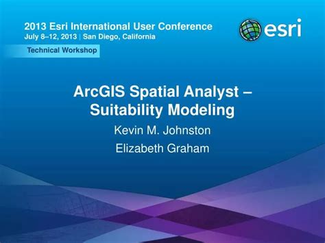 PPT ArcGIS Spatial Analyst Suitability Modeling PowerPoint Presentation ID 6714392