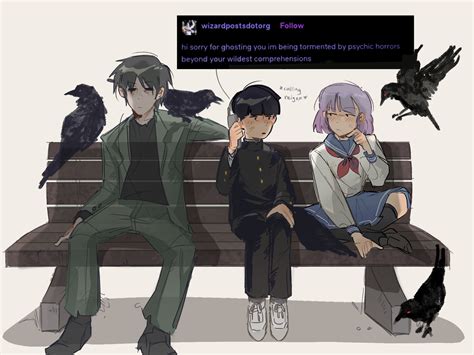 Kageyama Shigeo Mogami Keiji And Asagiri Minori Mob Psycho And More Drawn By Mp Days