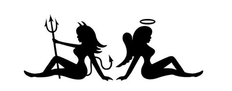 Devil Girl Silhouette At Getdrawings Free Download