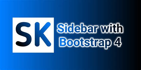 GitHub Onlinesatish Sidebar Sidebar With Bootstrap 4