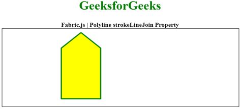 Fabric Js Polyline StrokeLineJoin Property GeeksforGeeks