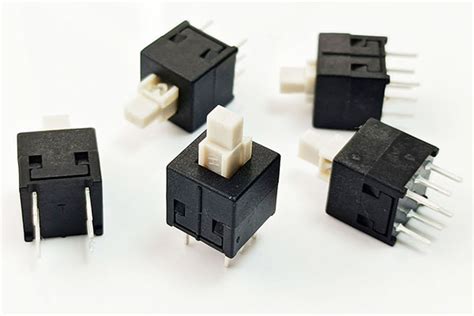 6 Pin Mini Self Locking Push Button Switch Features