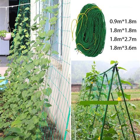 BCLONG Plant Support Mesh Garden Net Vegetable Fruit Climbing Netting Pea Trellis Walmart Com