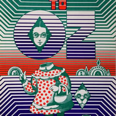Head Out To Oz By James Mcmullan Vintage Push Pin Rogallery Long