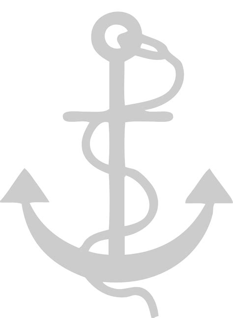 Anchor With Rope Vector Art At Vecteezy