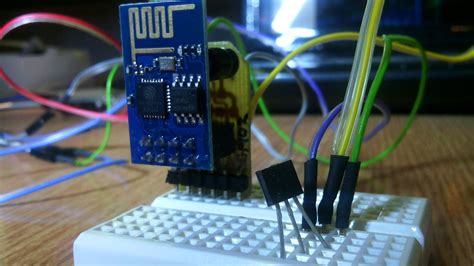Esp8266 Reading Ds18b20 Temperature Sensor Youtube
