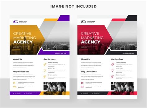 현대 기업 전단지 또는 브로셔 표지 템플릿 디자인 프리미엄 벡터