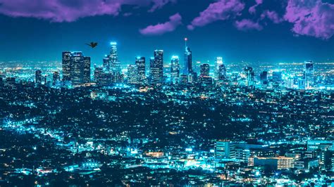 City Building At Night