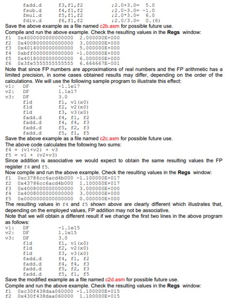 C2 Floating Point Fp Calculations Floating Point