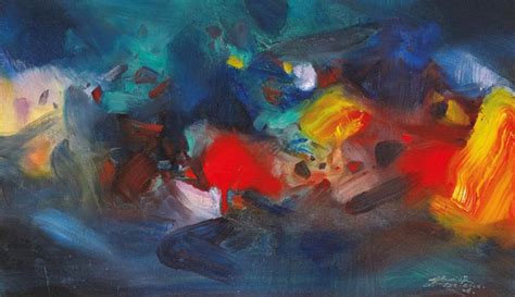 朱德群作品集 油画作品 第壹印像