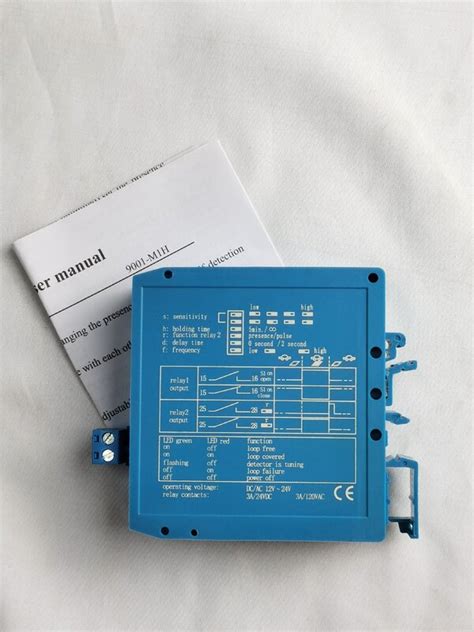 Automatic Gate Inductive Vehicle Loop Detector For Gate Barrier M H Dc V Blue Single Loop