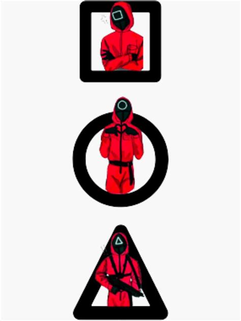 Squid Game Design Netflix Series Squid Game Design Sticker For Sale By Anasrayan Redbubble