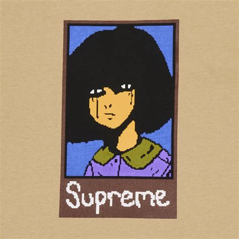 Buy Supreme Emo Tee Khaki Fw24t28 Khaki Goat