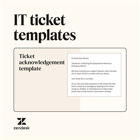 Ticketing System Template Free