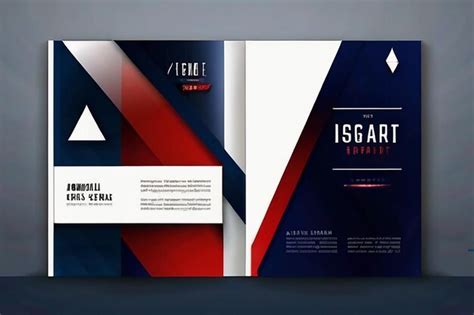 Premium Photo Abstract Triangle With Dark Blue And Red And White